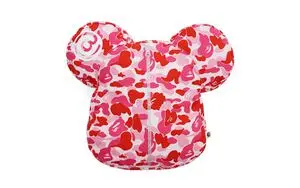 A BATHING APE Medicom Abc Bear Cushion - Pink