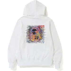 A BATHING APE Nowhere 26th Anniversary Pullover Hoodie - White