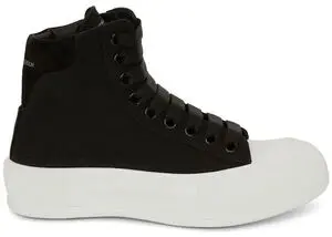 Alexander McQueen Deck Plimsoll High-top Sneakers