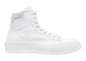 Alexander McQueen Deck Plimsoll High-top Sneakers