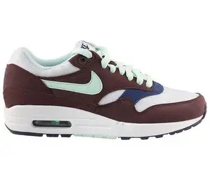 Nike Air Max 1 Sneakers - Deep Burgundy/filament Green