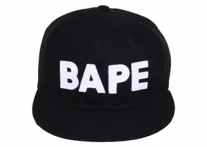 BAPE Patch Snapback Cap Black
