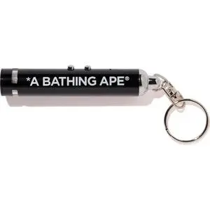 A BATHING APE Projector Light Key Chain - Black
