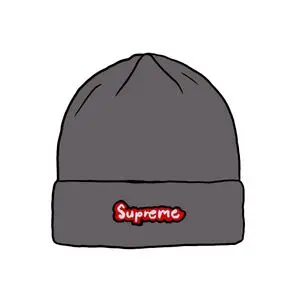 Supreme Gonz Logo Beanie - Grey