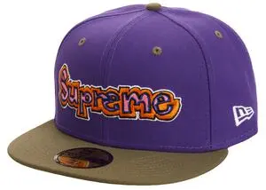 Supreme Gonz Logo New Era Cap - Purple