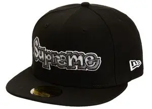 Supreme Supreme Gonz Logo New Era Cap Black