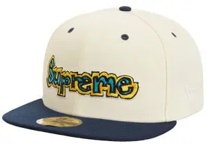 Supreme Supreme Gonz Logo New Era Cap Natural