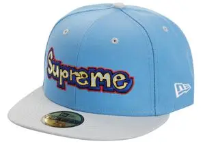 Supreme Gonz Logo New Era Cap - Light Blue