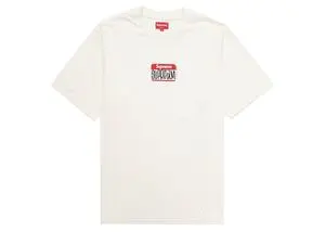 Supreme Gonz Nametag Short Sleeve Tee Shirt - Natural