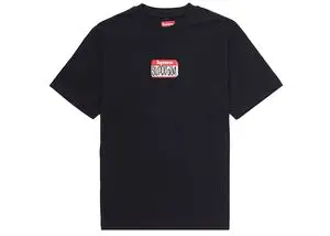 Supreme Gonz Nametag Short Sleeve Tee Shirt - Black