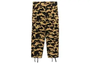 A BATHING APE 1st Camo 6 Pocket Pants - Yellow