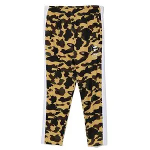 A BATHING APE 1st Camo Line Jersey Pants - Yellow