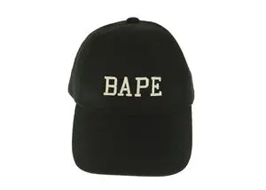 A BATHING APE Strapback Cap - Black