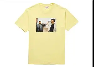 Supreme The Killer Trust Tee Shirt - Pale Yellow