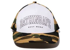 A BATHING APE 1st Camo Cap - Yellow