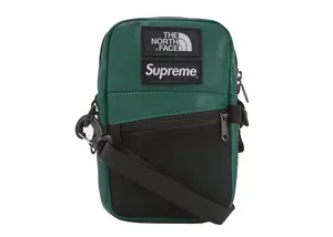Supreme The North Face Leather Shoulder Bag - Dark Green