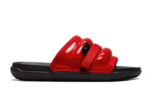 JORDAN Super Play Slides - University Red/white/pomegranate