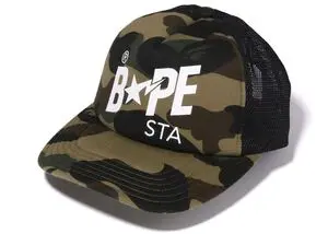 A BATHING APE 1st Camo Sta Mesh Cap - Green