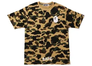 A BATHING APE 1st Camo Bathing Ape Tee Shirt - Yellow