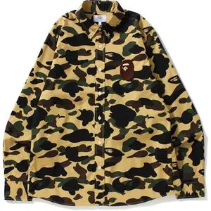 A BATHING APE 1st Camo Large Ape Head Bd Shirt