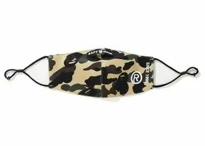 A BATHING APE 1st Camo Mask - Yellow