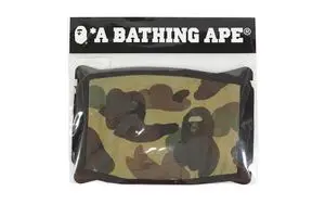 A BATHING APE 1st Camo Face Mask - Green