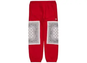 Supreme The North Face Bandana Sweatpant - Red