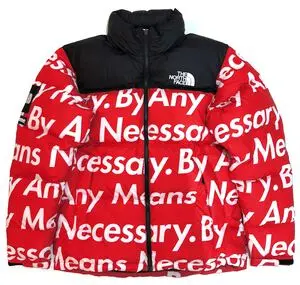 Supreme The North Face Nuptse Jacket - Red