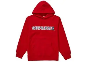 Supreme Hooded Sweatshirt - Red