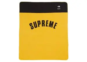 Supreme The North Face Arc Logo Denali Fleece Blanket - Yellow