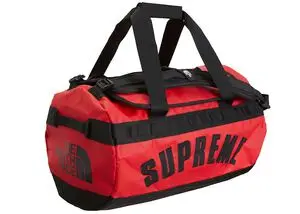 Supreme The North Face Arc Logo Small Base Camp Duffle Bag - Red