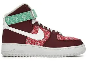 Nike Force 1 High Nordic Christmas - Team Red/white/university Red