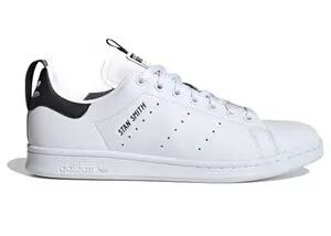 Adidas Stan Smith Lace Up Sneakers - Cloud White/core Black/solar Red