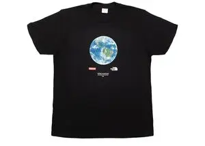 Supreme The North Face One World Tee Shirt - Black