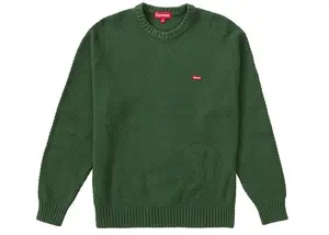 Supreme Textured Small Box Sweater - Green