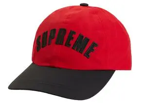 Supreme The North Face Arc Logo 6-panel Cap - Red