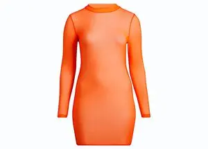 Adidas Ivy Park Swim Coverup Dress - Solar Orange