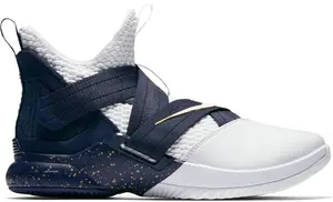 Nike Lebron Zoom Soldier 25 Straight - White/midnight Navyone-colormineral Yellowone-colorwhite