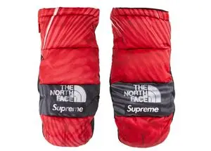 Supreme The North Face Printed Montana Mittens - Red