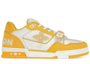 LOUIS VUITTON Trainer Monogram Denim - White/yellow