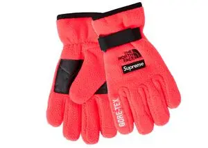 Supreme Rtg Fleece Glove - Bright Red