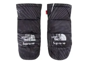 Supreme The North Face Printed Montana Trompe L'oeil Mittens - Black