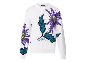 LOUIS VUITTON Thistle Intarsia Pullover