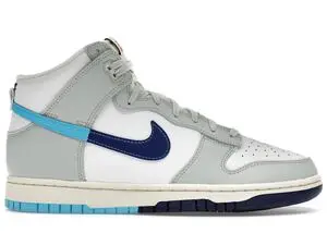 Nike Dunk High Retro Se Split Sneakers - Summit White/baltic Blue/deep Royal Blue