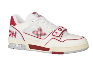 LOUIS VUITTON Trainer Meshin - White/red