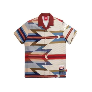 Kith X Cocacola X Pendleton Camp Collar Shirtin Maroon/multi