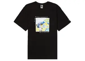 Supreme The North Face Sketch Short Sleeve Top - Black