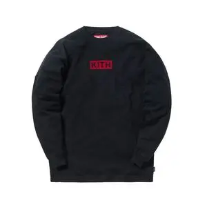 Kith X Cocacola Global Long Sleeve Tee Shirt - Black