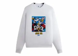 Kith X Disney Mickey & Friends Family Portrait Vintage Crewneck Sweatshirt - White