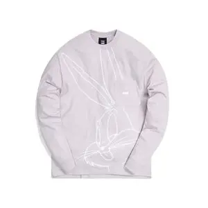 Kith X Looney Tunes Bugs Long Sleeve Pocket Quinn Tee Shirt Mushroom